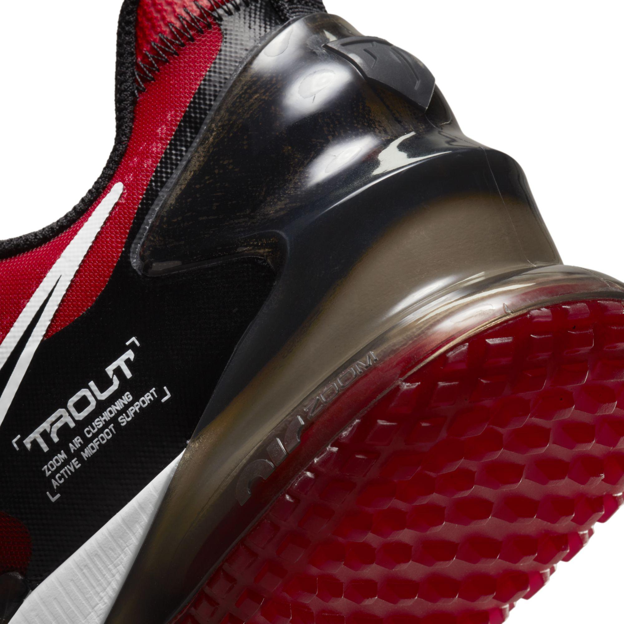 Nike Force Zoom Trout Ltd Turf Baseball Shoes in Red for Men | Lyst