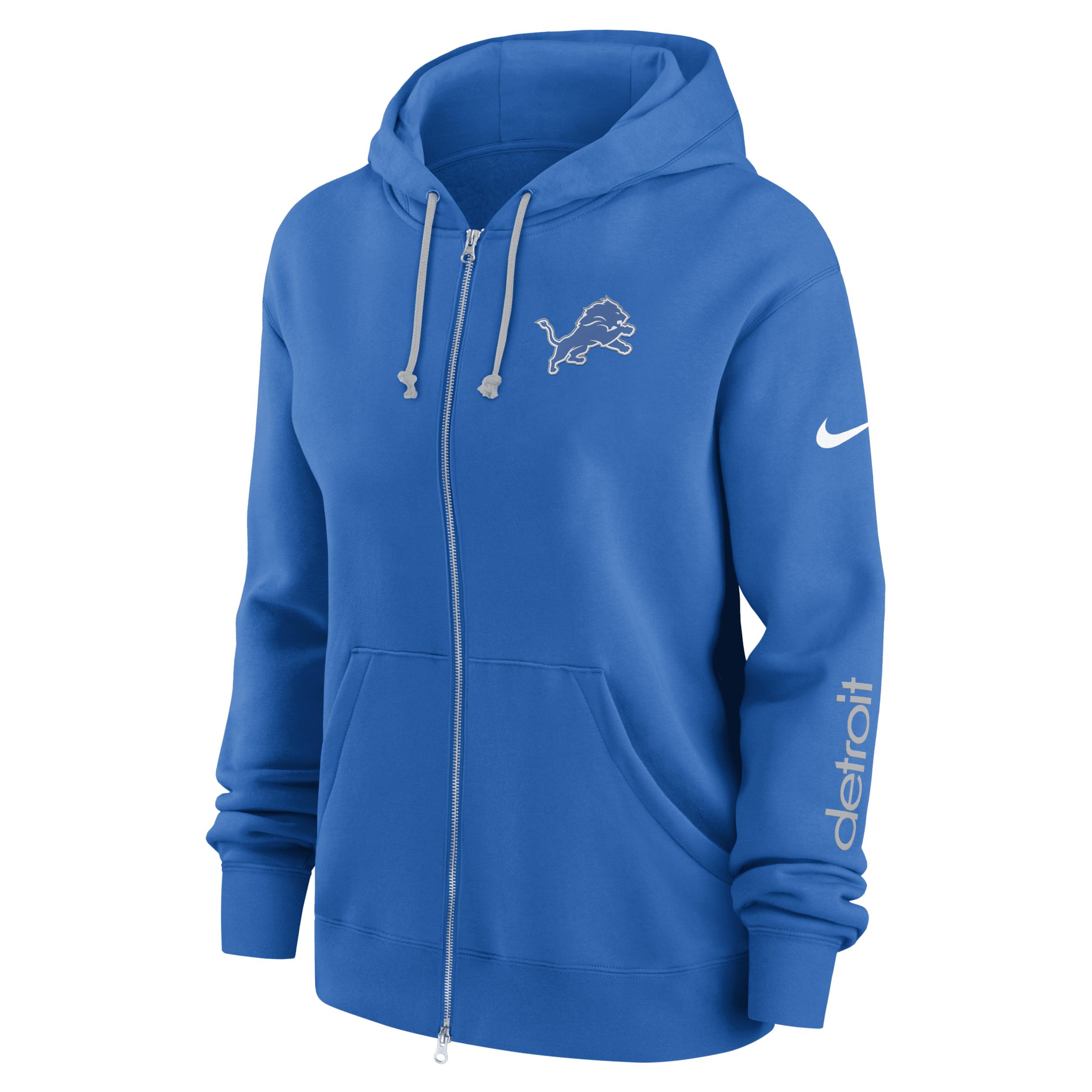 Nike Detroit Lions Phoenix Nfl Full-Zip Hoodie in Blue | Lyst