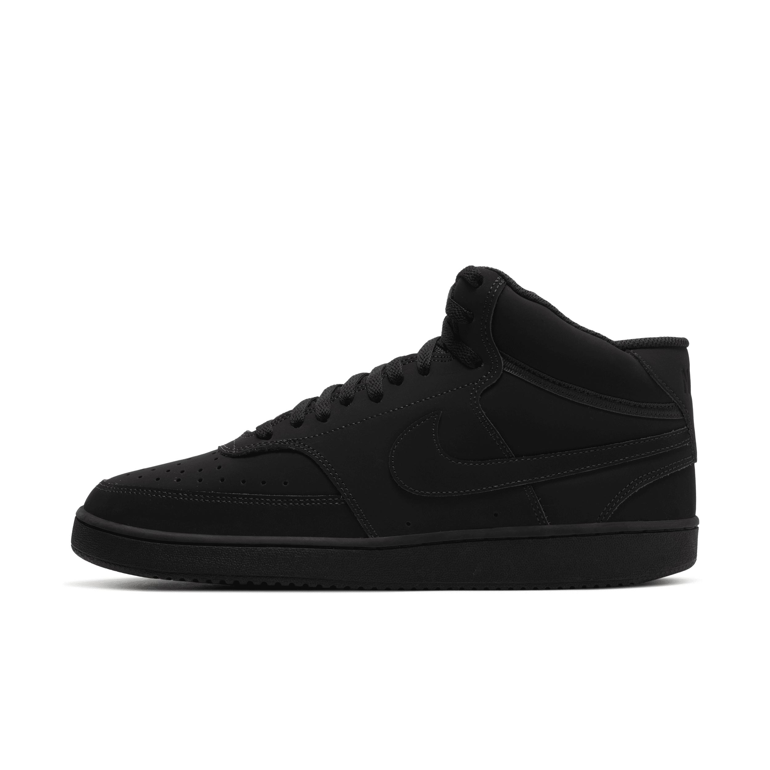 Nike Court Vision Mid Shoes in Black for Men | Lyst