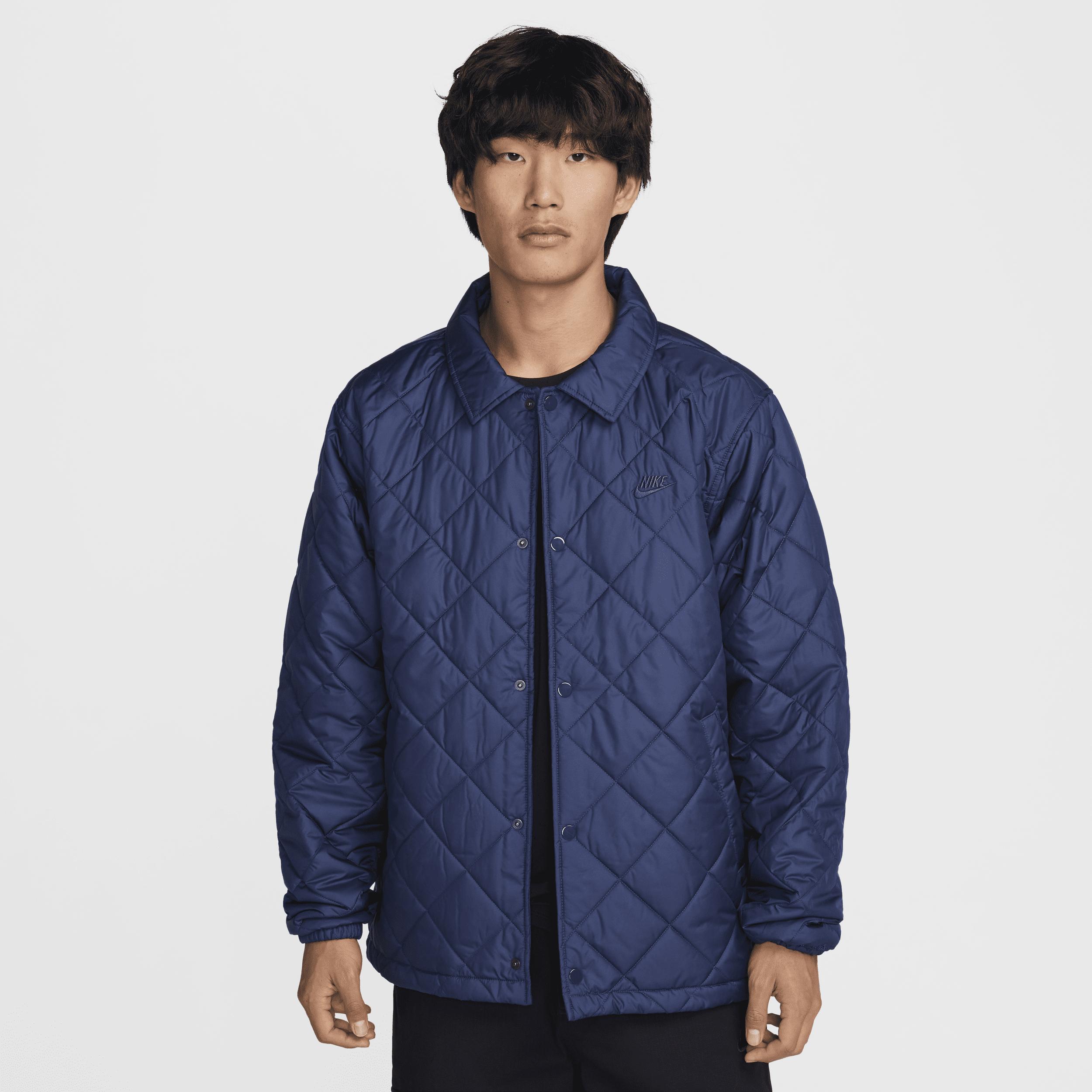 Nike Club Lightweight Quilted Therma-Fit Insulated Jacket in Blue for ...