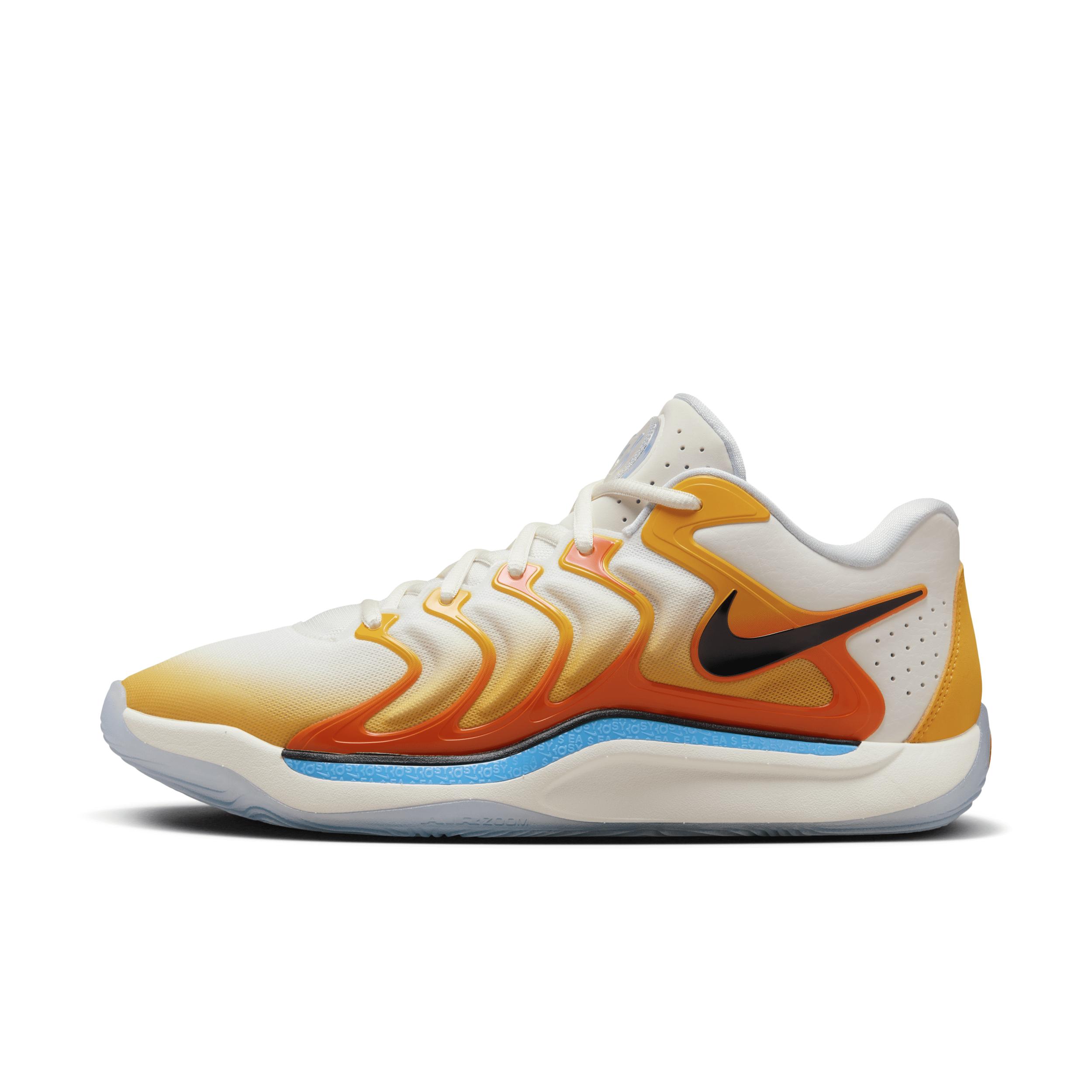 Nike Kd17 'sunrise' Basketball Shoes in Yellow for Men | Lyst