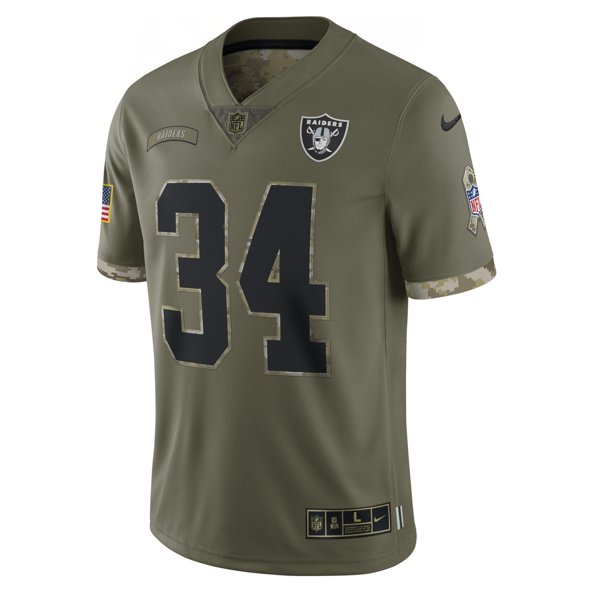 Nike Nfl Las Vegas Raiders Salute To Service (bo Jackson) Limited ...