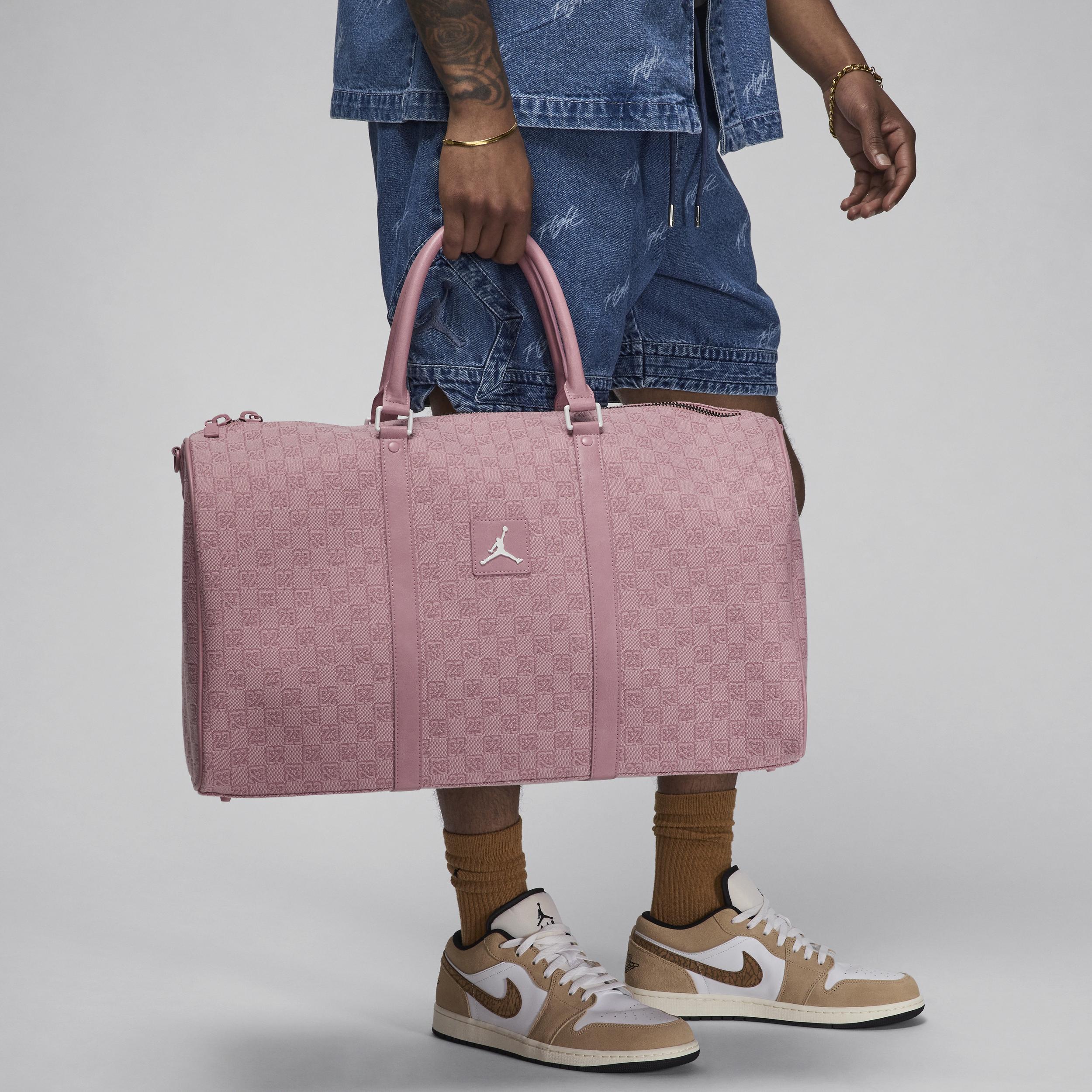 Nike Monogram Duffle Bag (40l) in Pink | Lyst