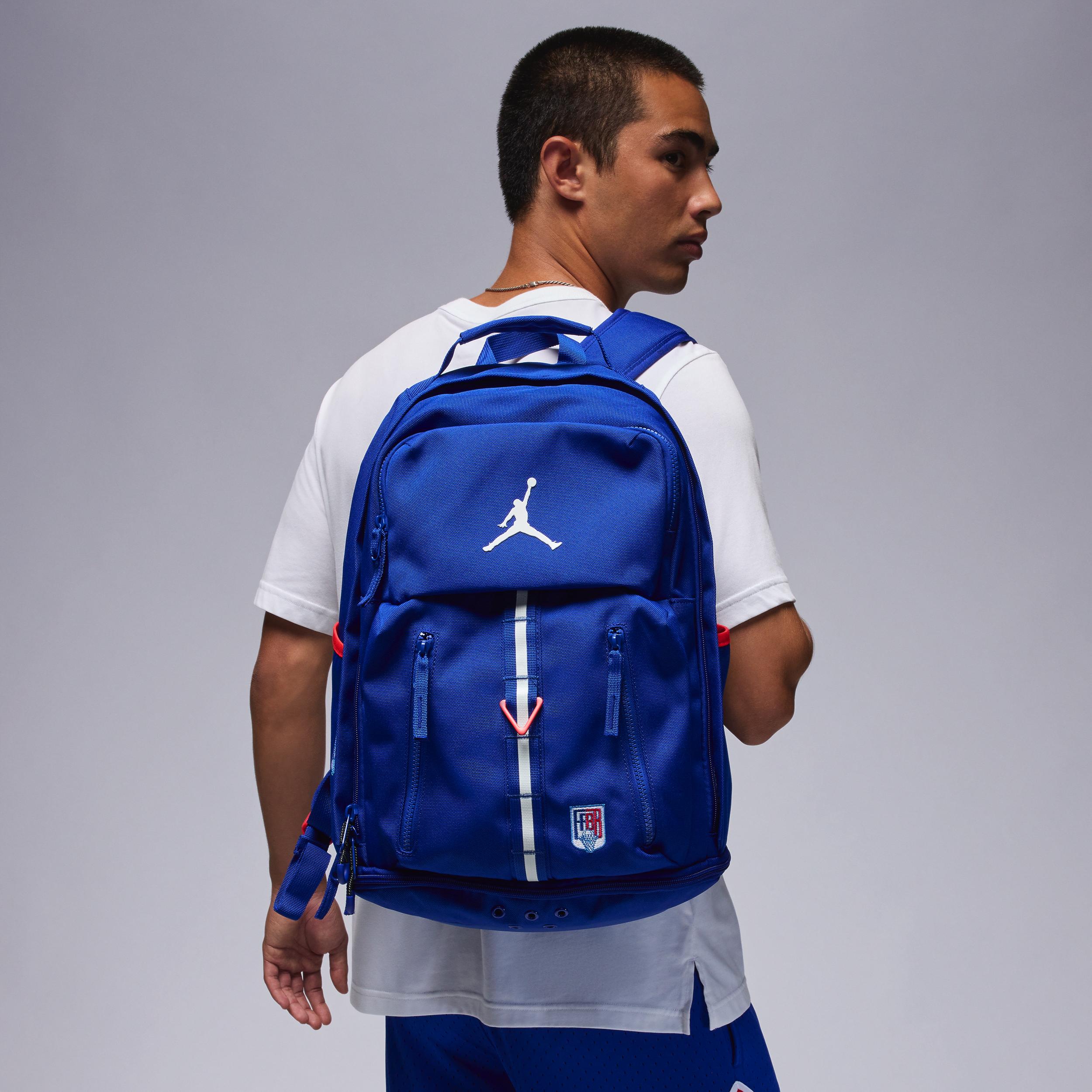 Blue jordan backpack store