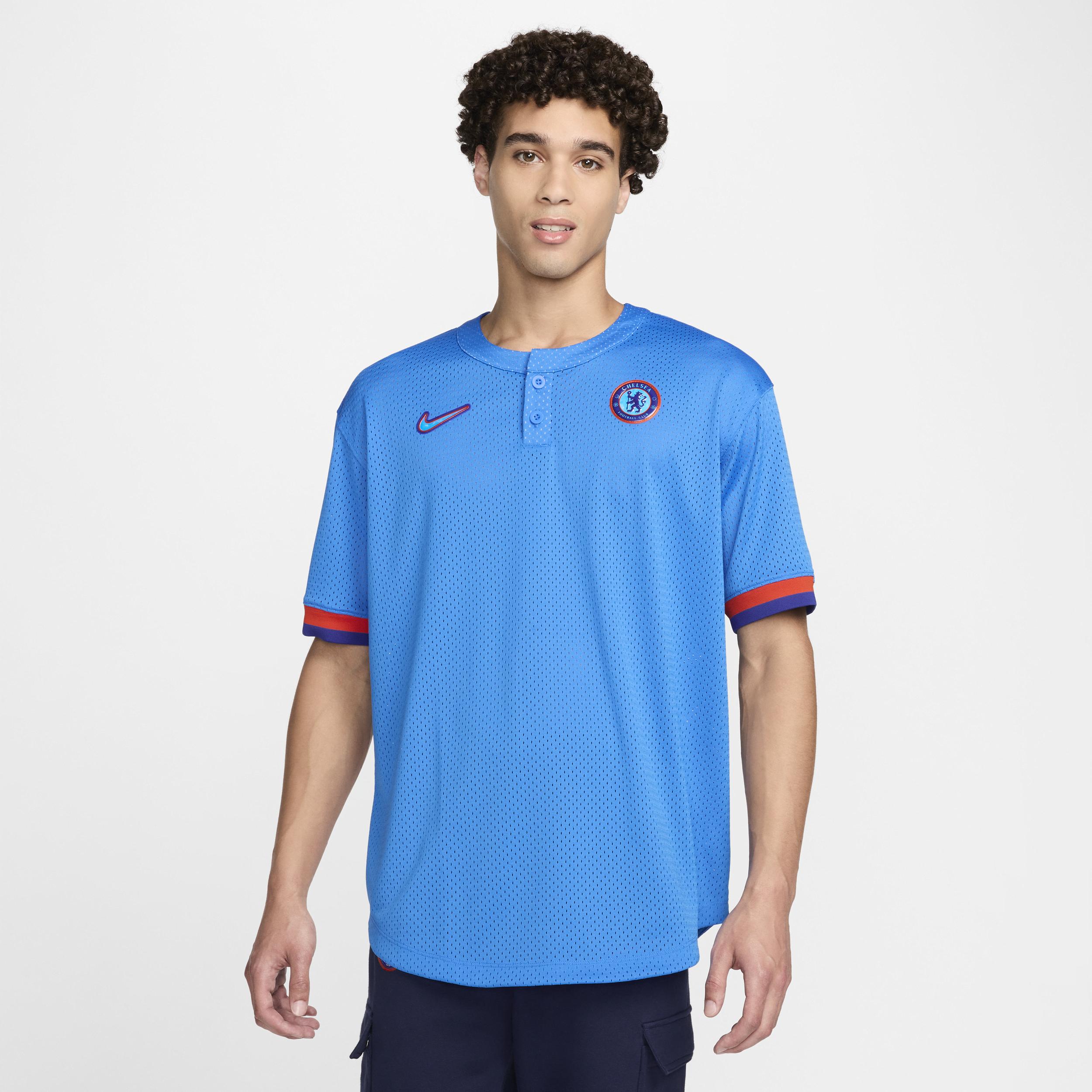 Nike Chelsea Fc Baseball Jersey in Blue for Men | Lyst