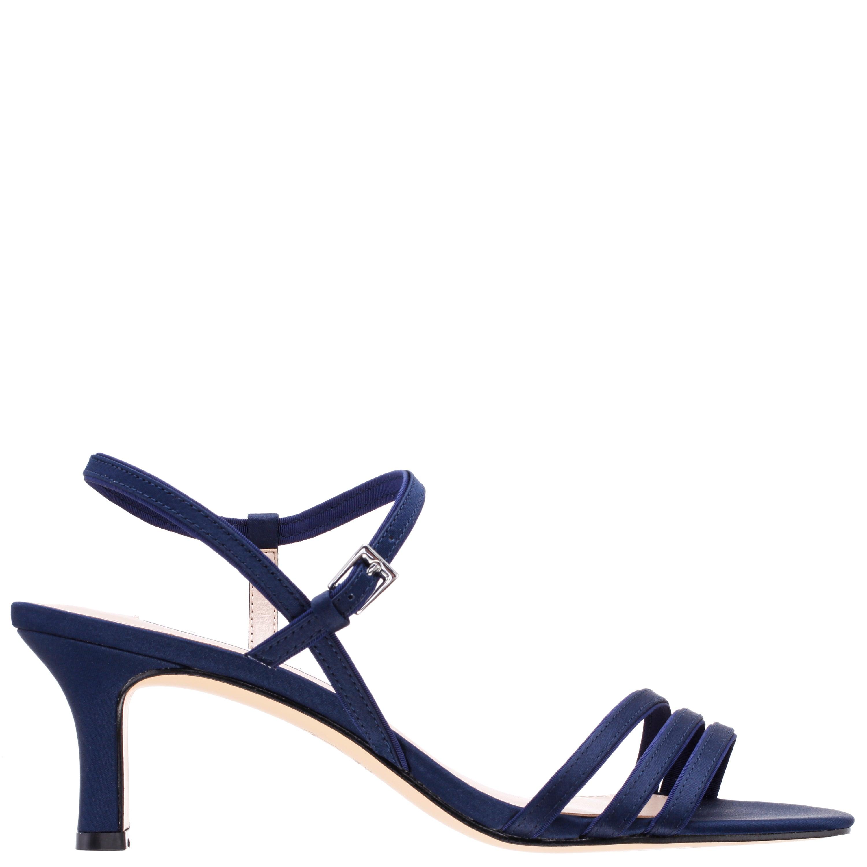 Navy Blue Sandals Heels