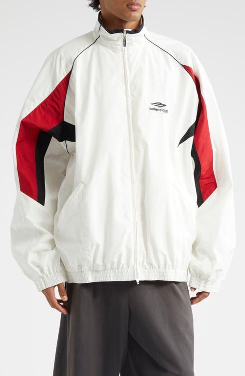 Balenciaga 3B Logo Track Jacket in White for Men | Lyst