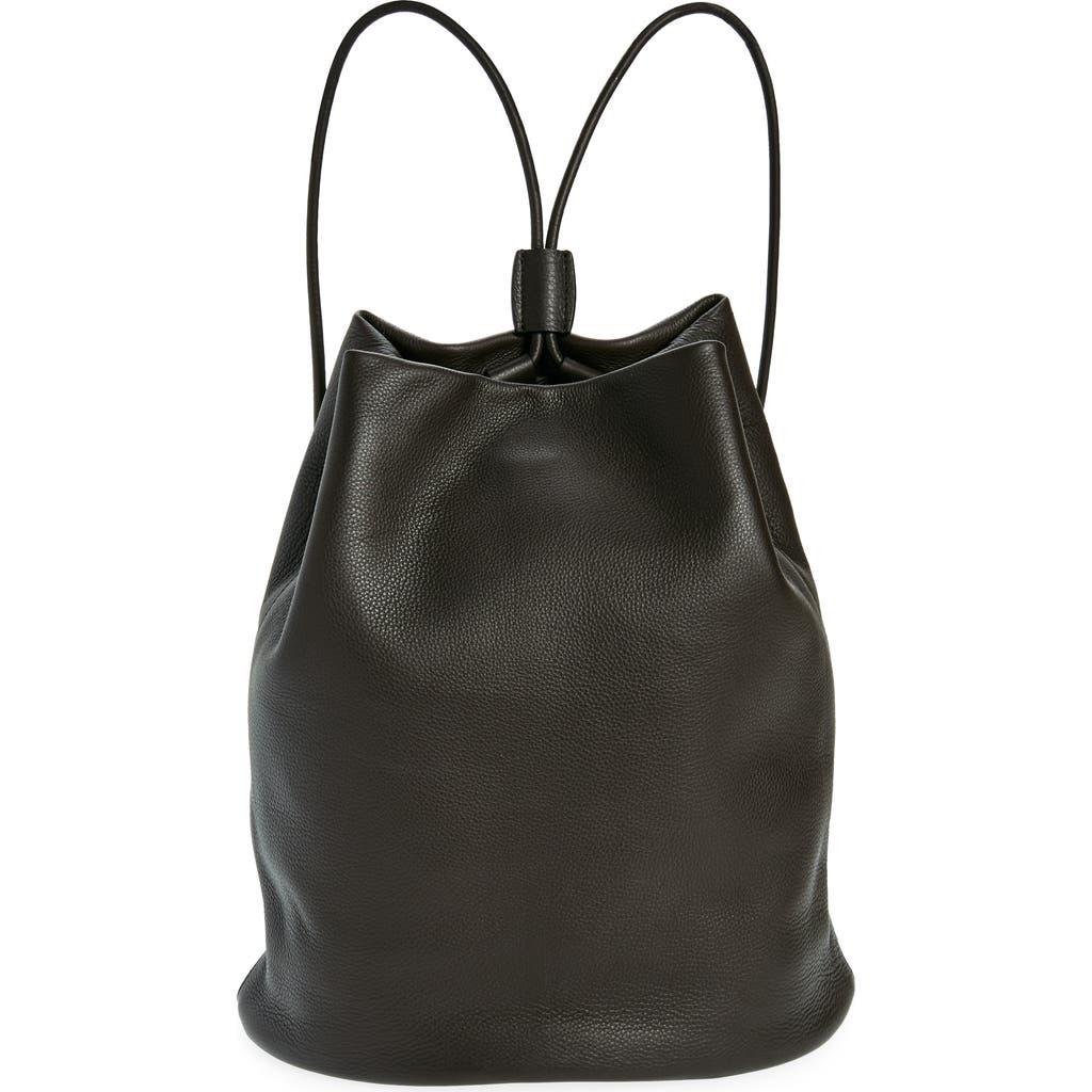 The Row Joe Leather Backpack in Black | Lyst