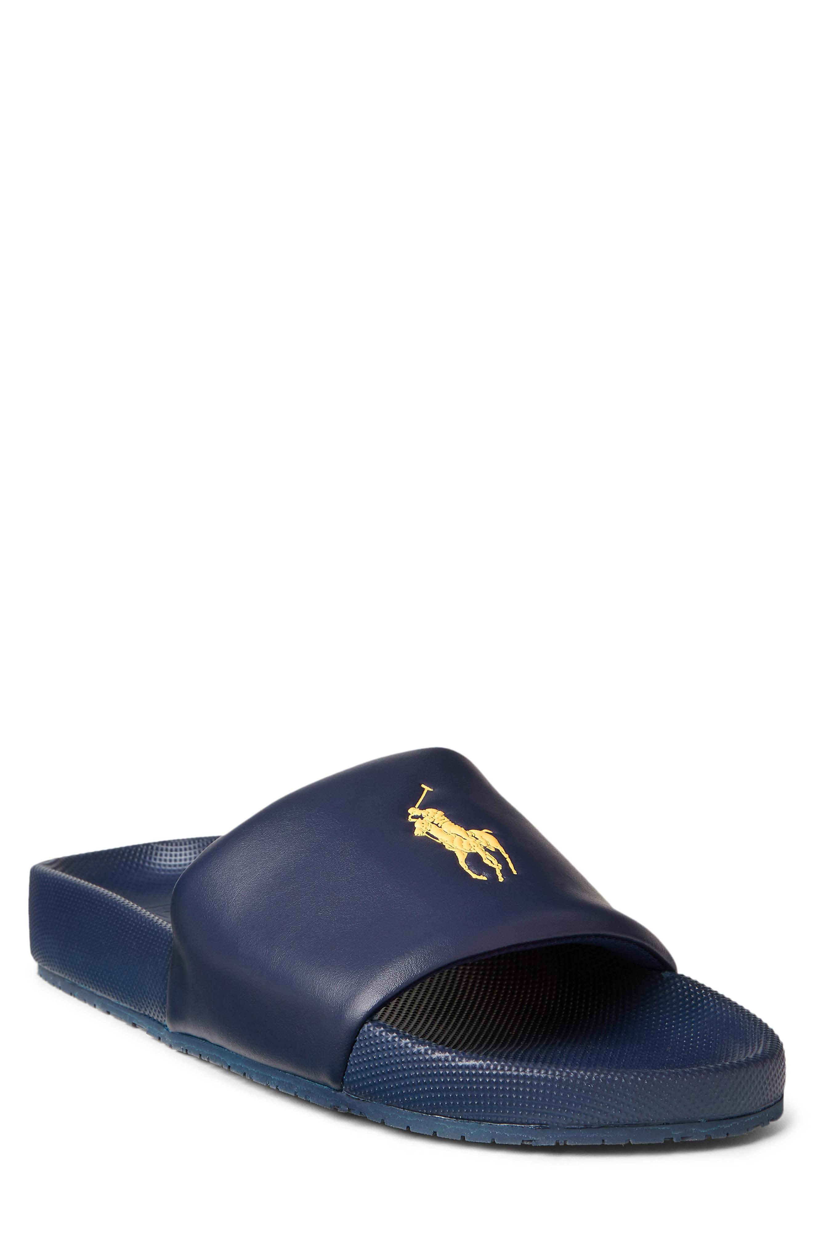 Polo Ralph Lauren Cayson Logo Sandals in Blue for Men | Lyst