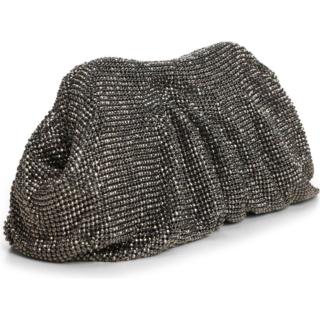 Mango Crystal Frame Clutch in Gray | Lyst