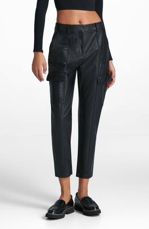 Commando Faux Leather Cargo Pants in Black | Lyst