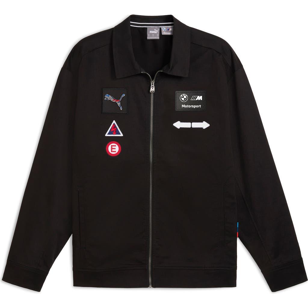 PUMA Bmw M4 Motorsport Zip-Up Coach Jacket in Black for Men | Lyst