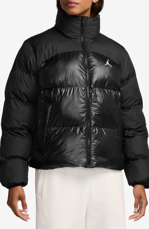 Nike Quilted Puffer Coat in Black | Lyst
