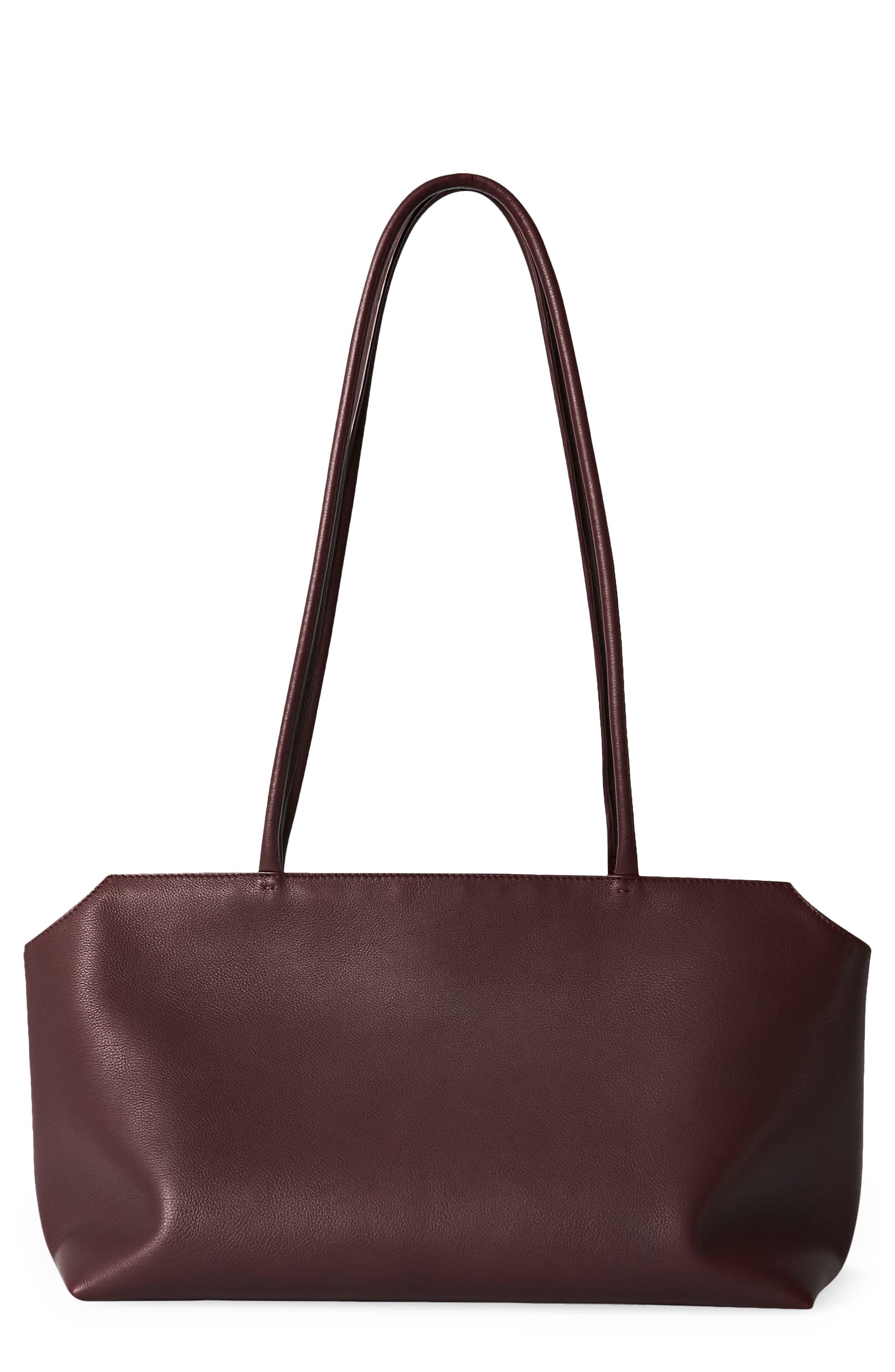 The Row Terrasse Leather Shoulder Bag in Purple | Lyst
