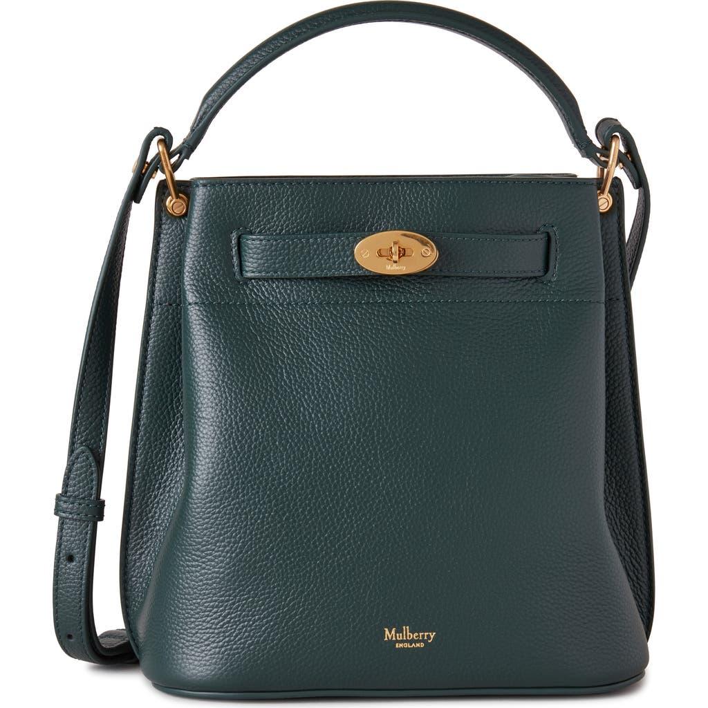 Mulberry Islington Leather Bucket Bag in Green | Lyst