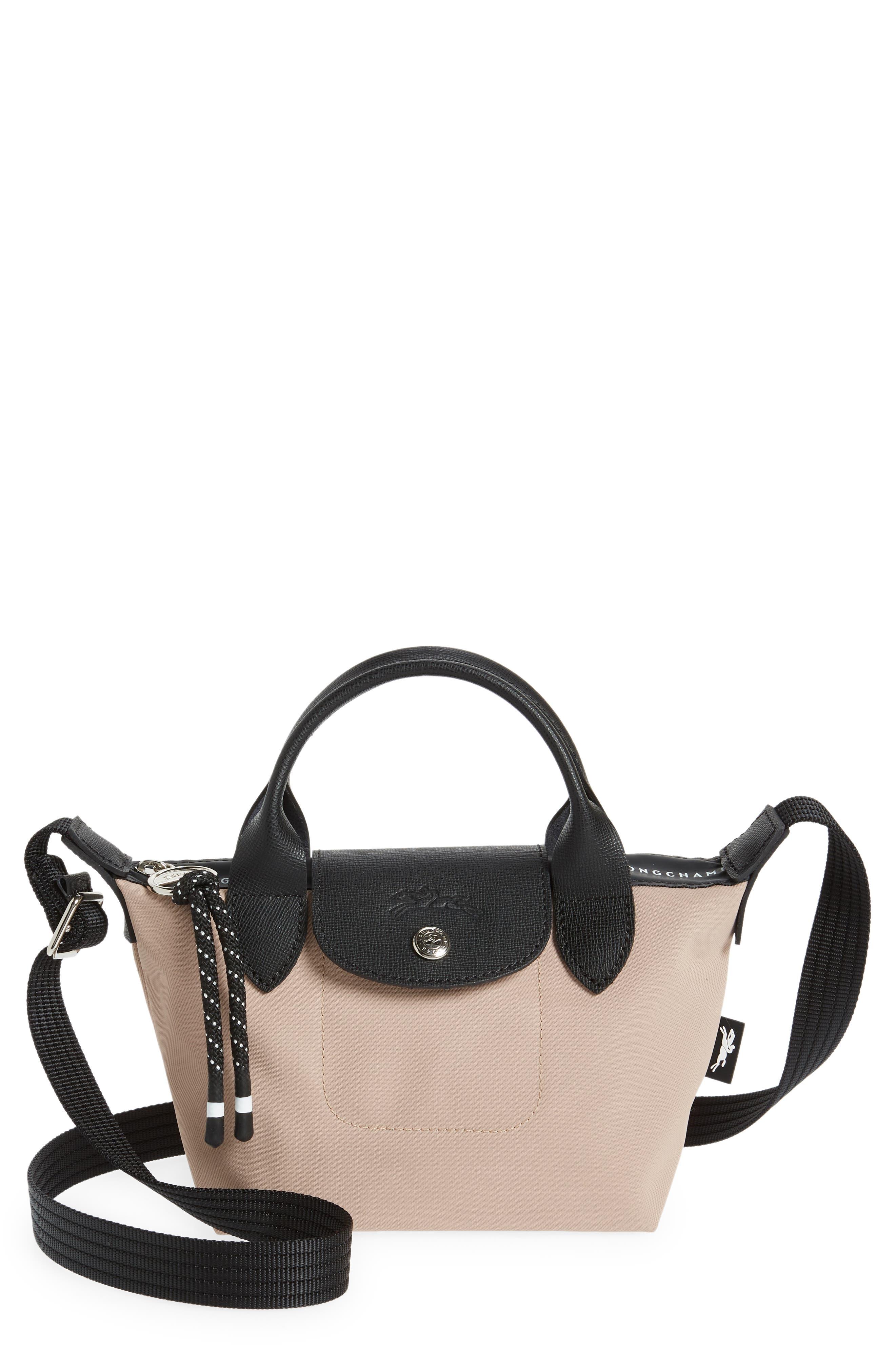 Longchamp Le Pilage Small Crossbody Bag in Black | Lyst