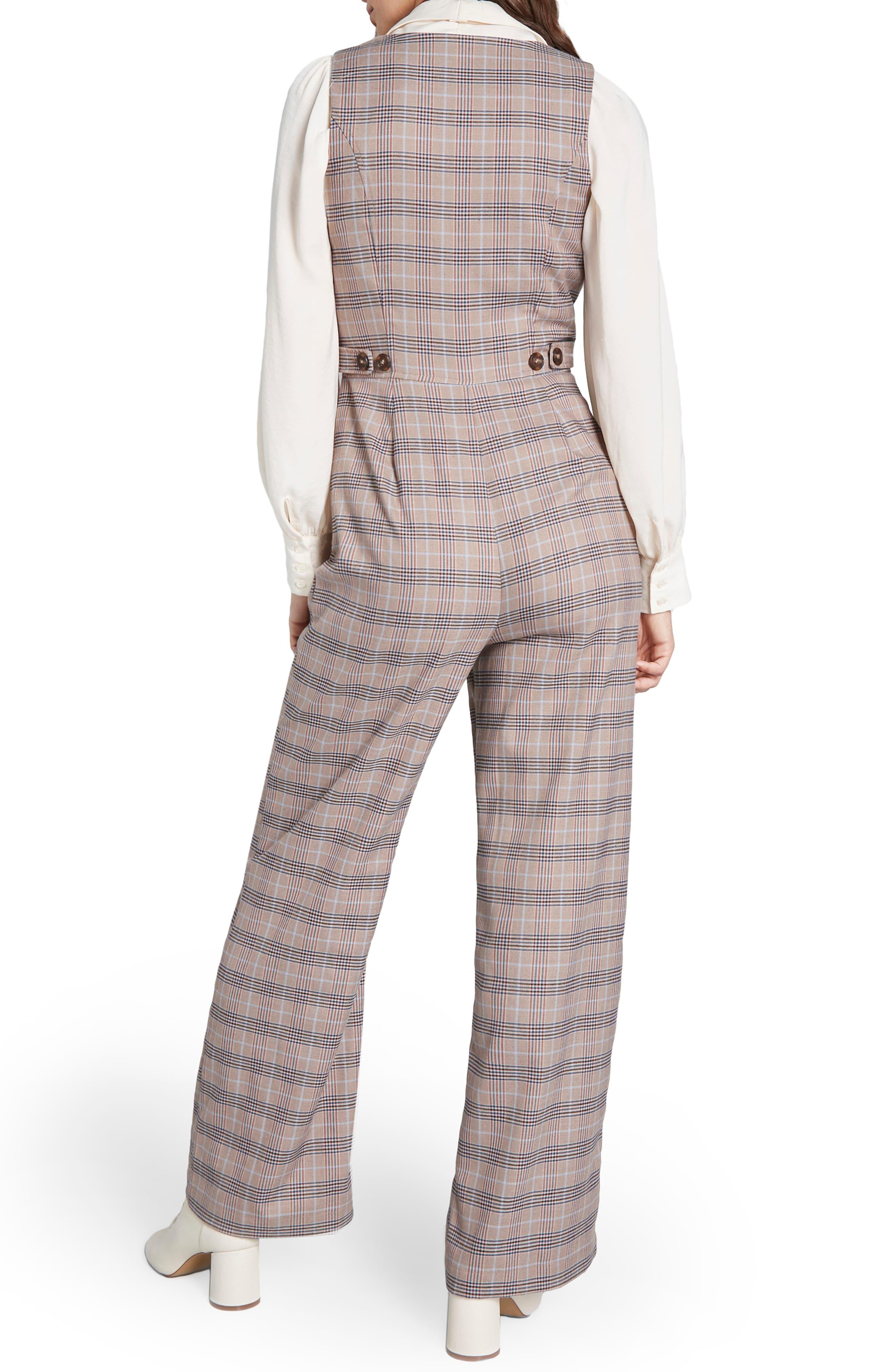 ModCloth Synthetic Wide Leg Vest Jumpsuit - Lyst