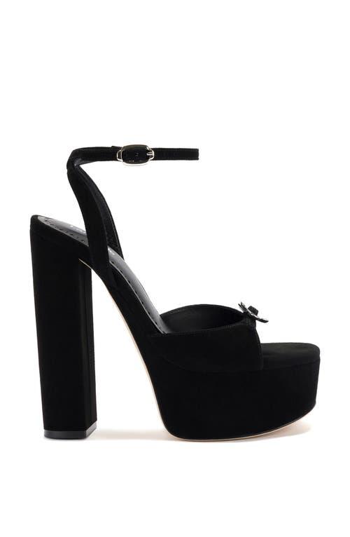 Larroude Daisy Platform in Black | Lyst