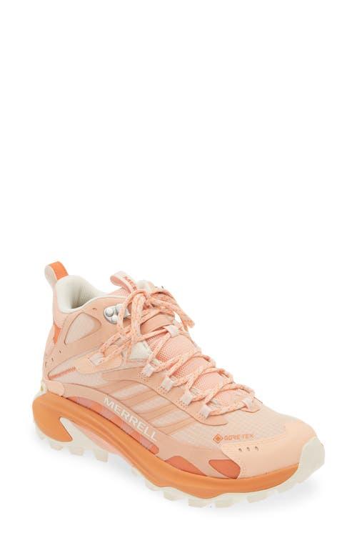 Merrell Moab Speed 2 Mid Gore-Tex Hiking Shoe in Pink | Lyst