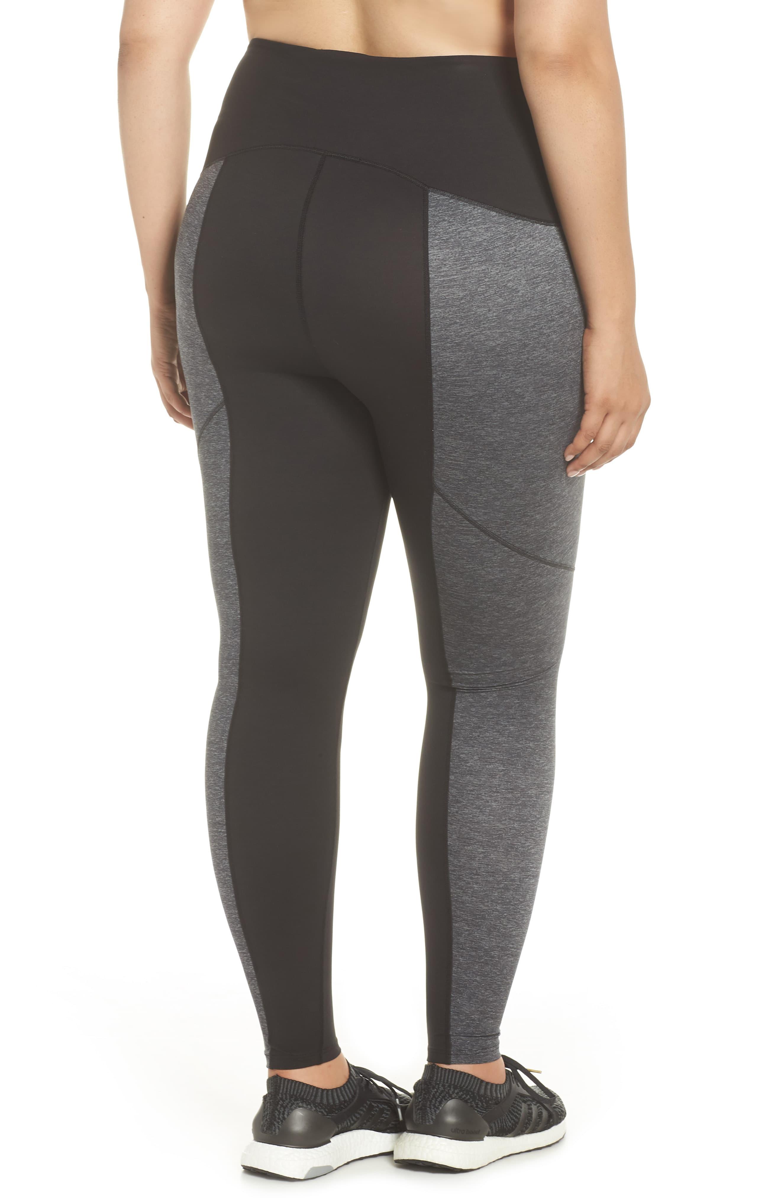 Spanx Spanx Colorblock Active Leggings in Gray - Lyst
