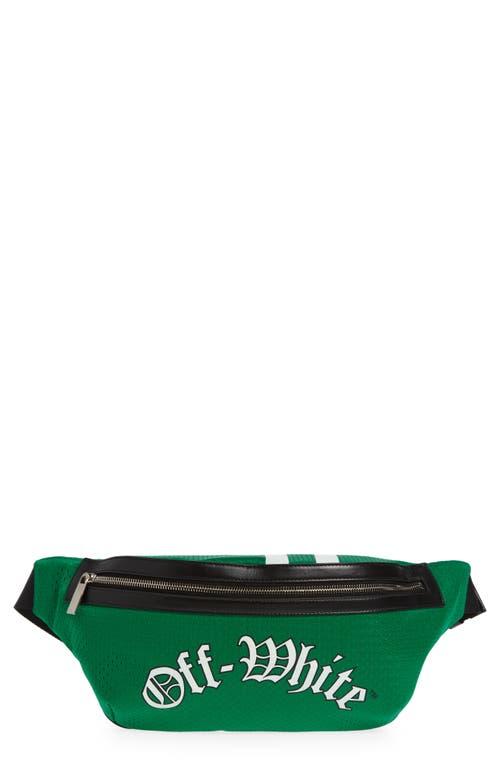 Off-White c/o Virgil Abloh Off- Baseball Logo Mesh Belt Bag in Green ...