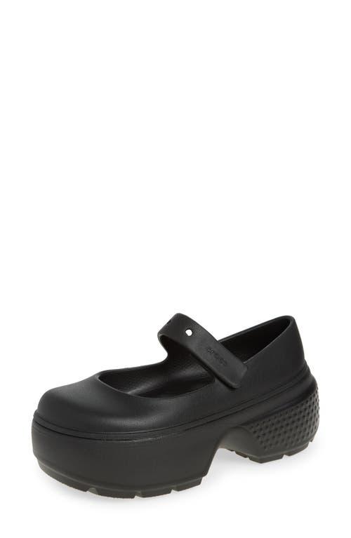 Crocs™ Stomp Platform Mary Jane in Black | Lyst