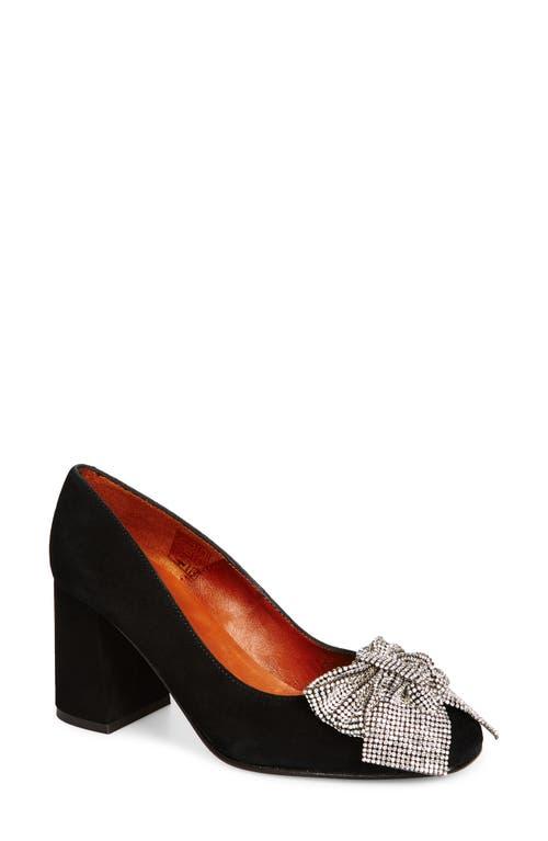 Penelope Chilvers Sue Embellished Bow Pump in Brown | Lyst