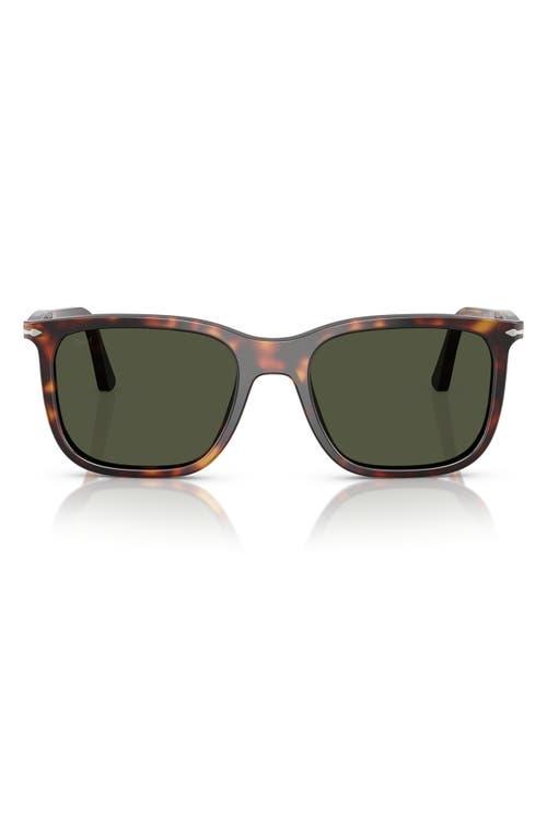Persol 56Mm Rectangular Sunglasses in Green for Men | Lyst
