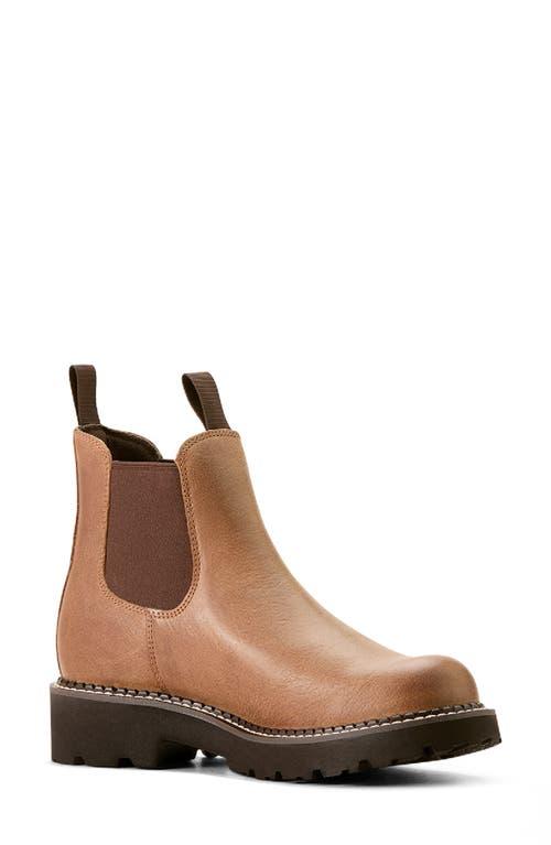Ariat Lug Sole Chelsea Boot in Brown | Lyst