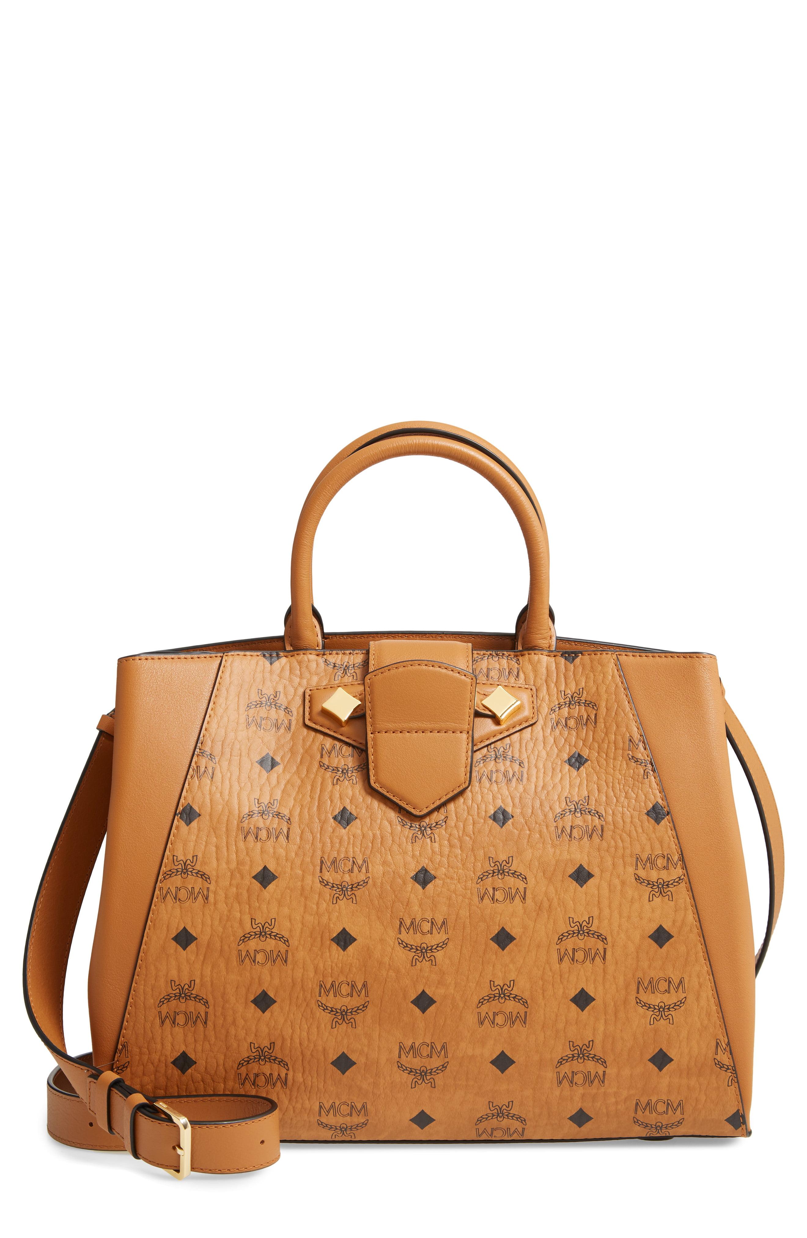 MCM Canvas Essential Visetos Original Tote - Lyst