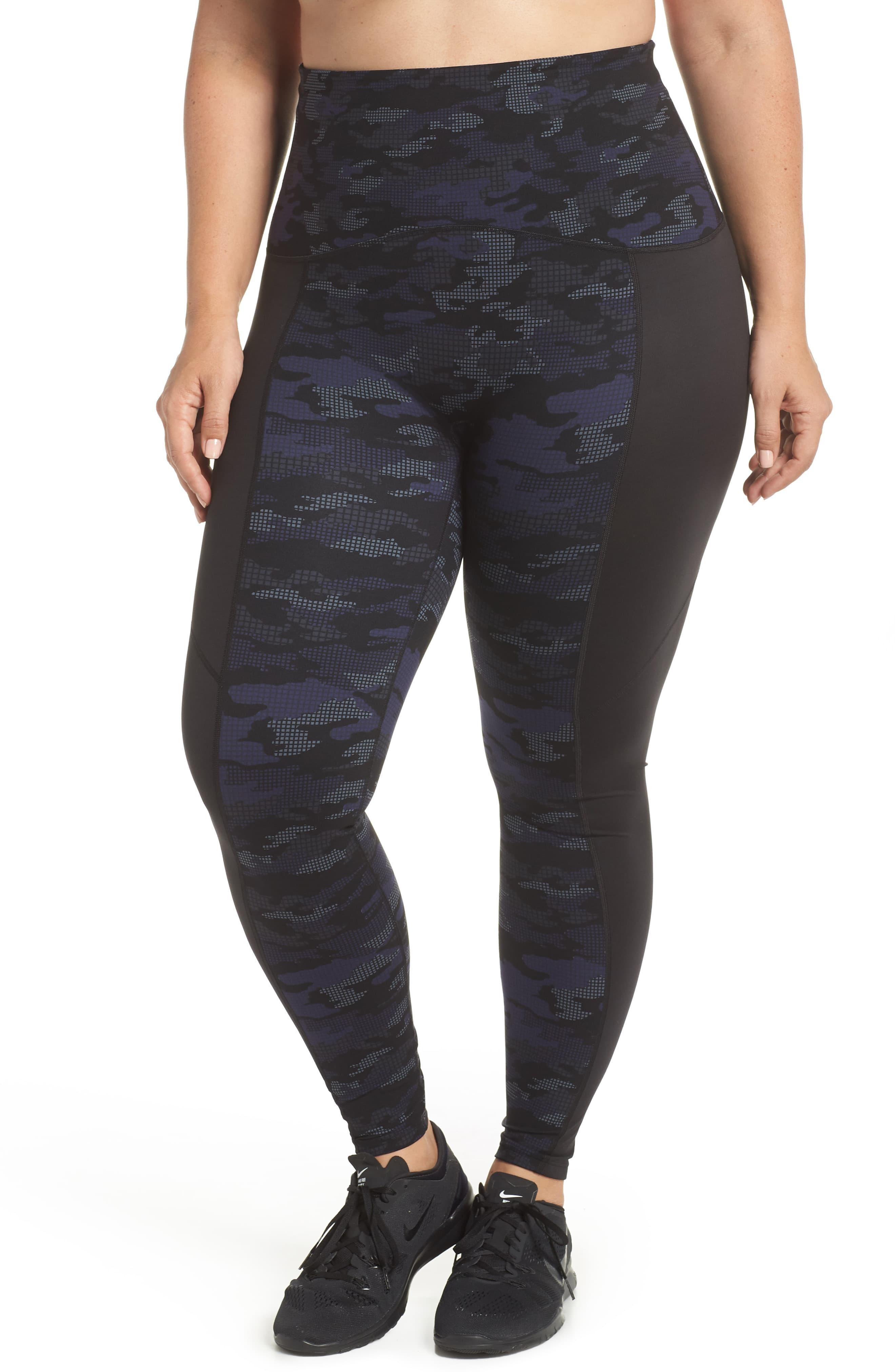 Spanx Spanx Print Active Leggings in Blue - Lyst