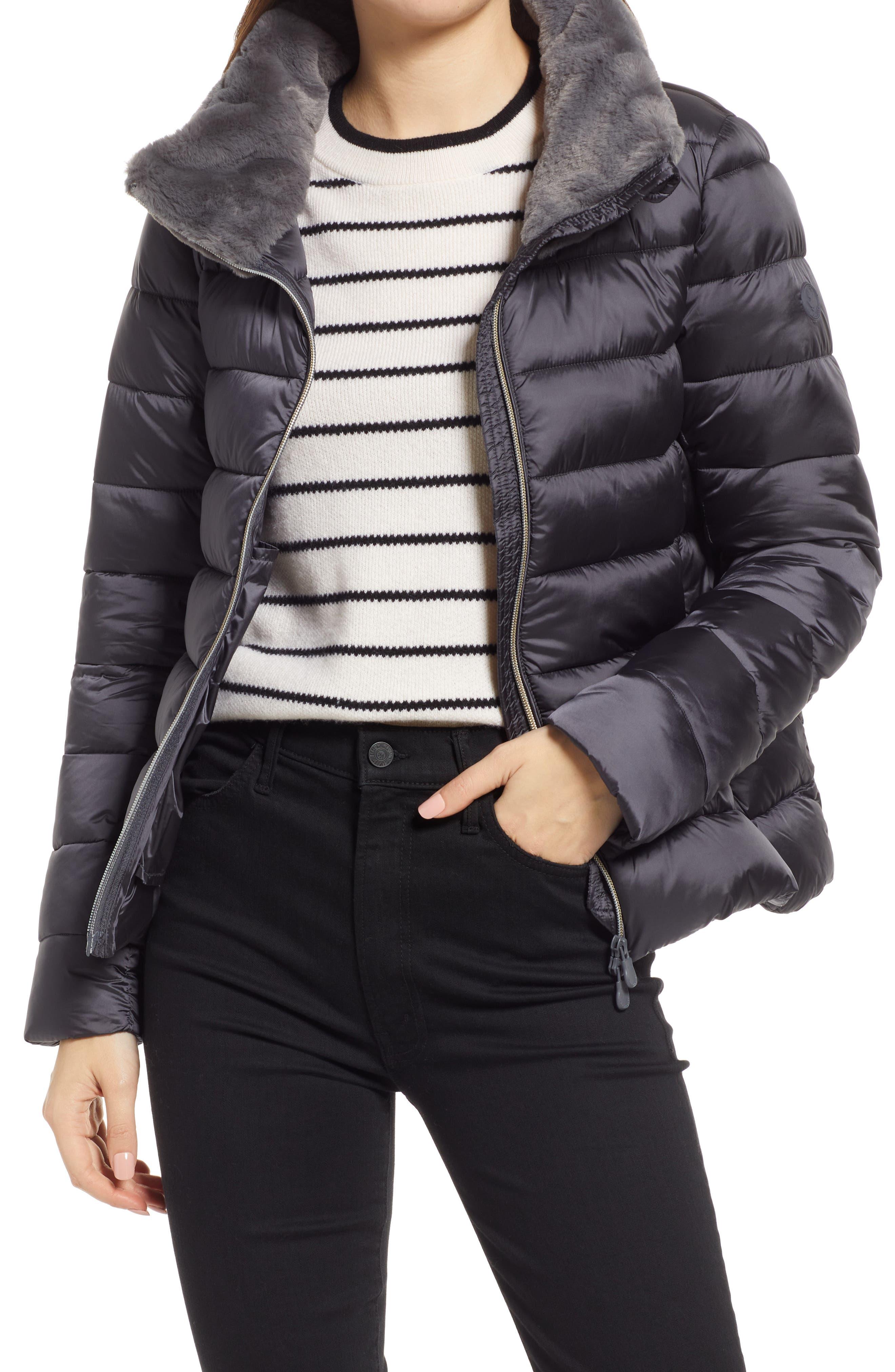 Save The Duck Mei Puffer Jacket in Black | Lyst Save The Duck Mei Puffer Jacket in Black | Lyst