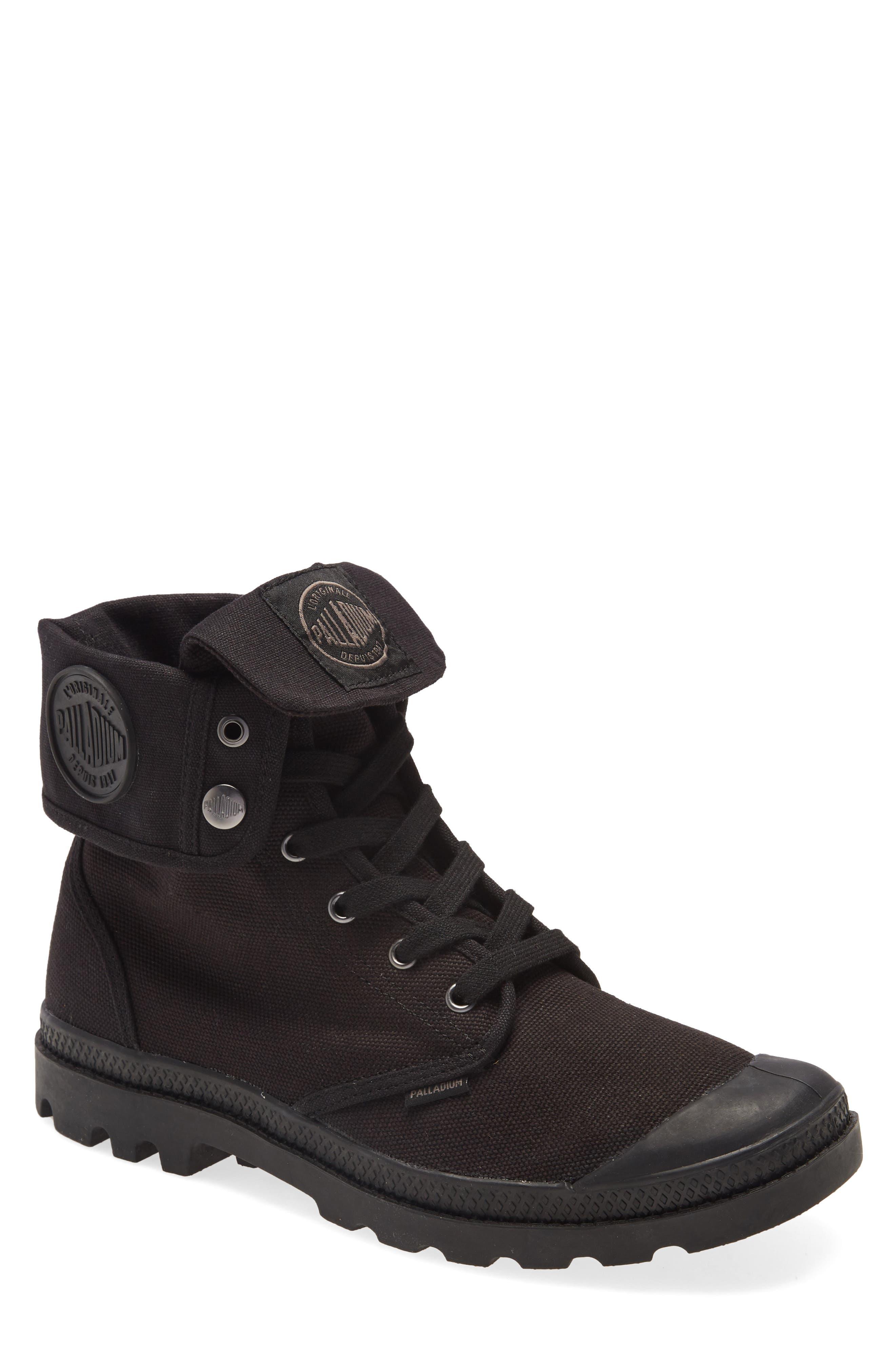 Palladium 'baggy' Canvas Boot in Black for Men | Lyst