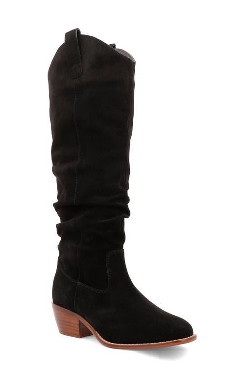 MIA Lue Over The Knee Boot in Black | Lyst