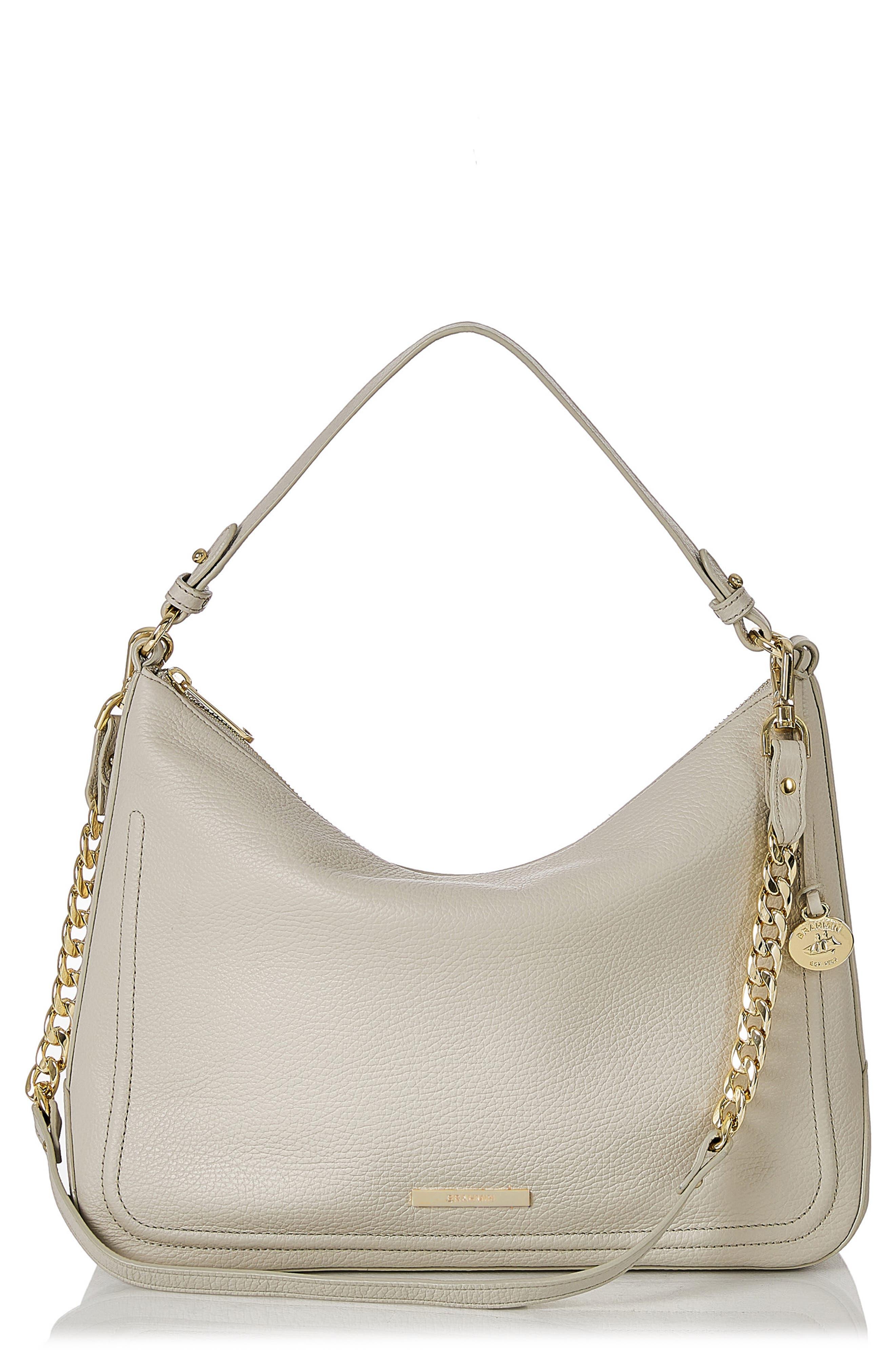 Brahmin Heather Convertible Leather Shoulder Bag in Gray | Lyst Brahmin Heather Convertible Leather Shoulder Bag in Gray | Lyst