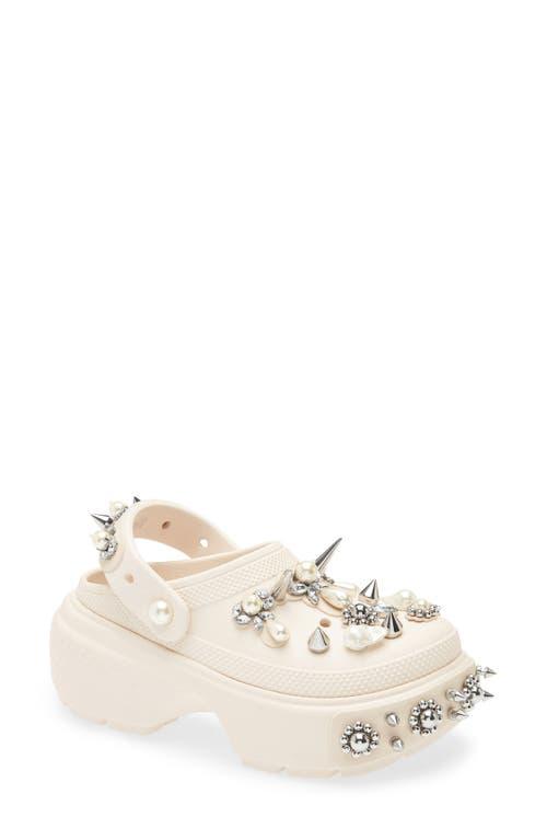 Crocs™ X Simone Rocha Stomp Platform Clog in Natural | Lyst