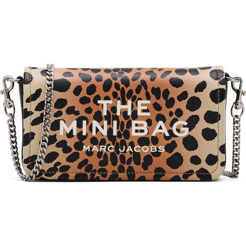 Marc Jacobs The Mini Cheetah Leather Crossbody Bag in Metallic | Lyst