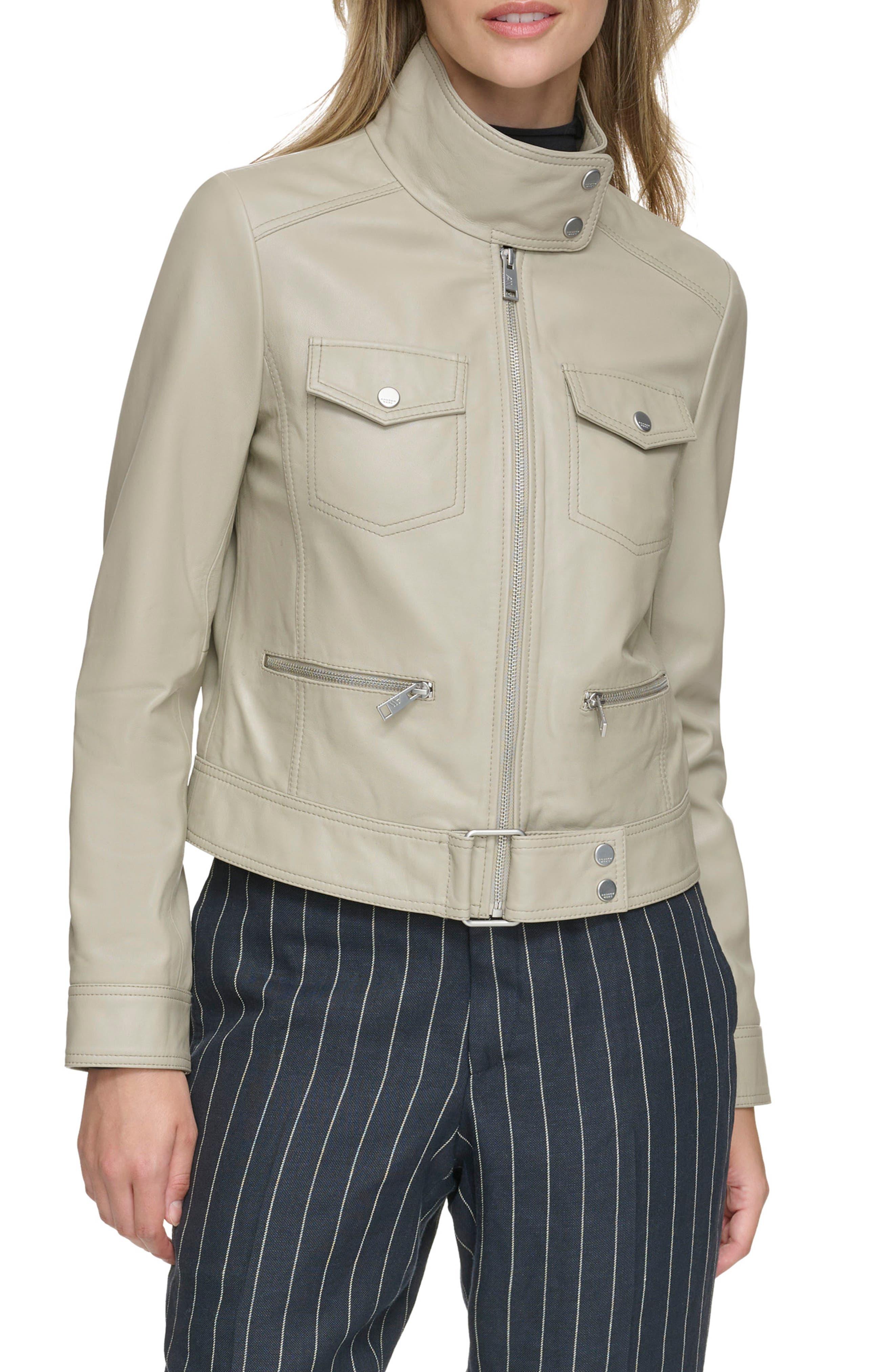 Andrew Marc Leather Moto Jacket | Lyst Andrew Marc Leather Moto Jacket | Lyst