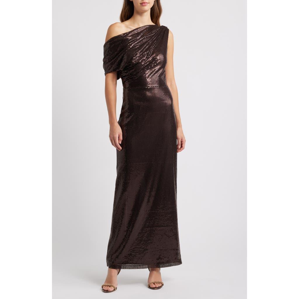 Sonya Moda Layan Sequin Gown in Black | Lyst