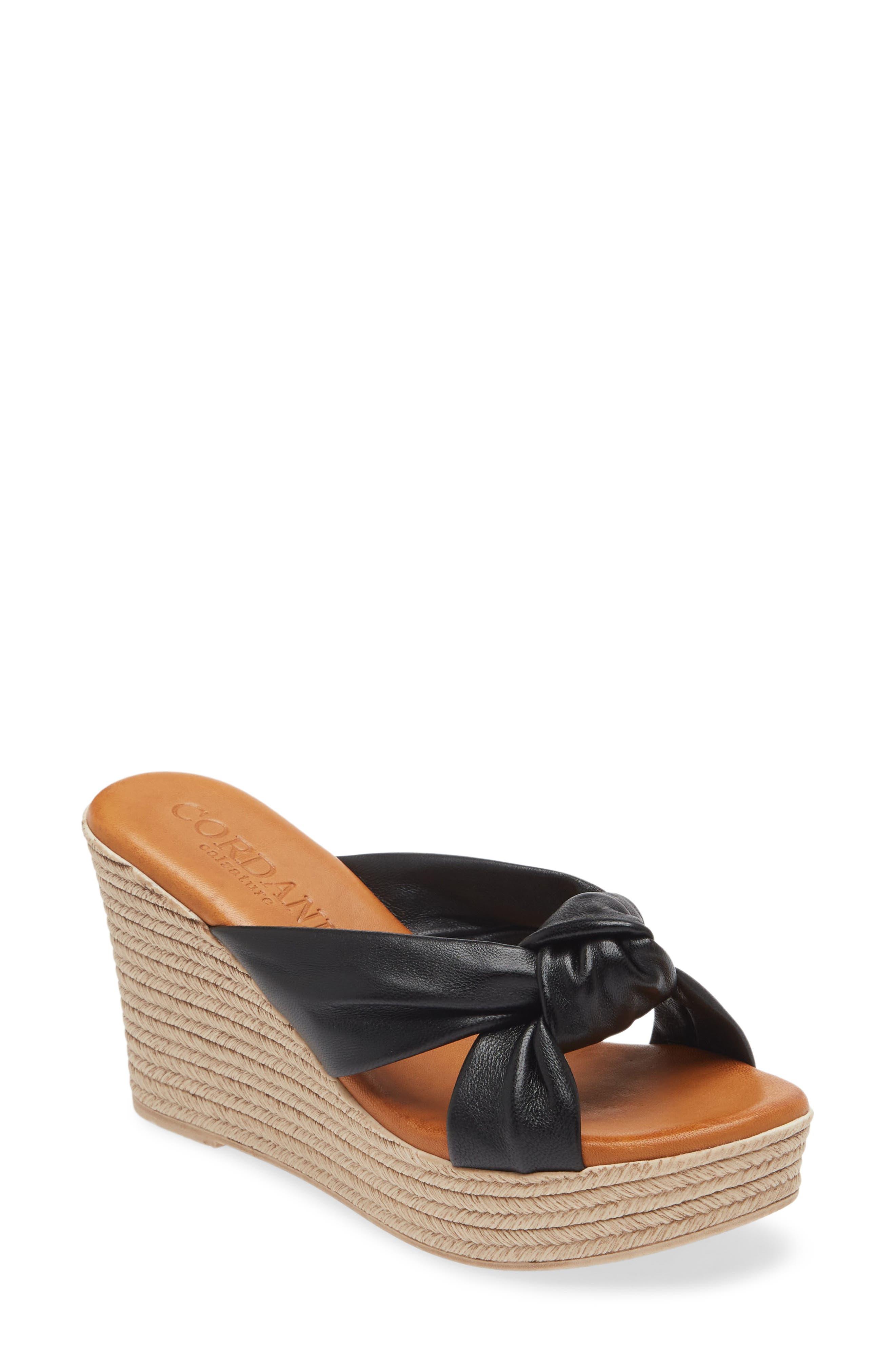 Cordani Becca Espadrille Platform Wedge Slide Sandal | Lyst