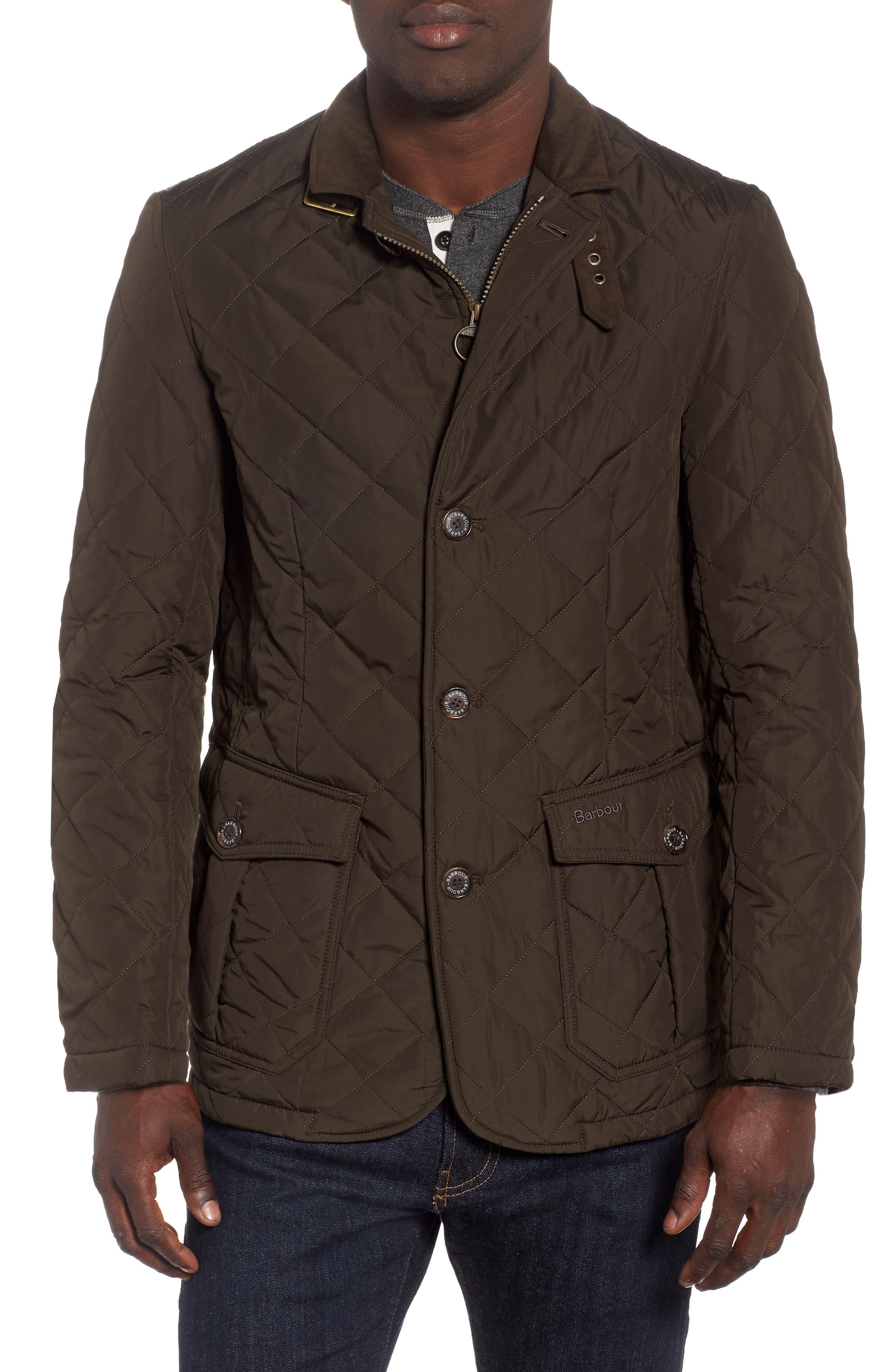 Barbour Lutz Quilted Jacket in Brown for Men | Lyst