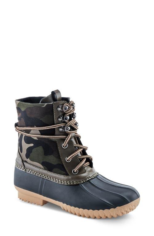 Spring Step Duckie Camo Waterproof Rain Boot in Black | Lyst
