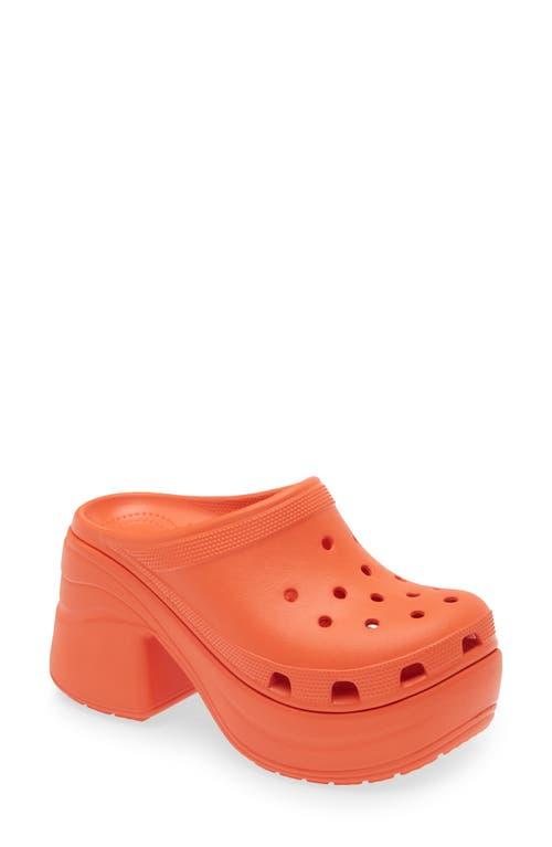Crocs™ Siren Platform Clog in Orange | Lyst
