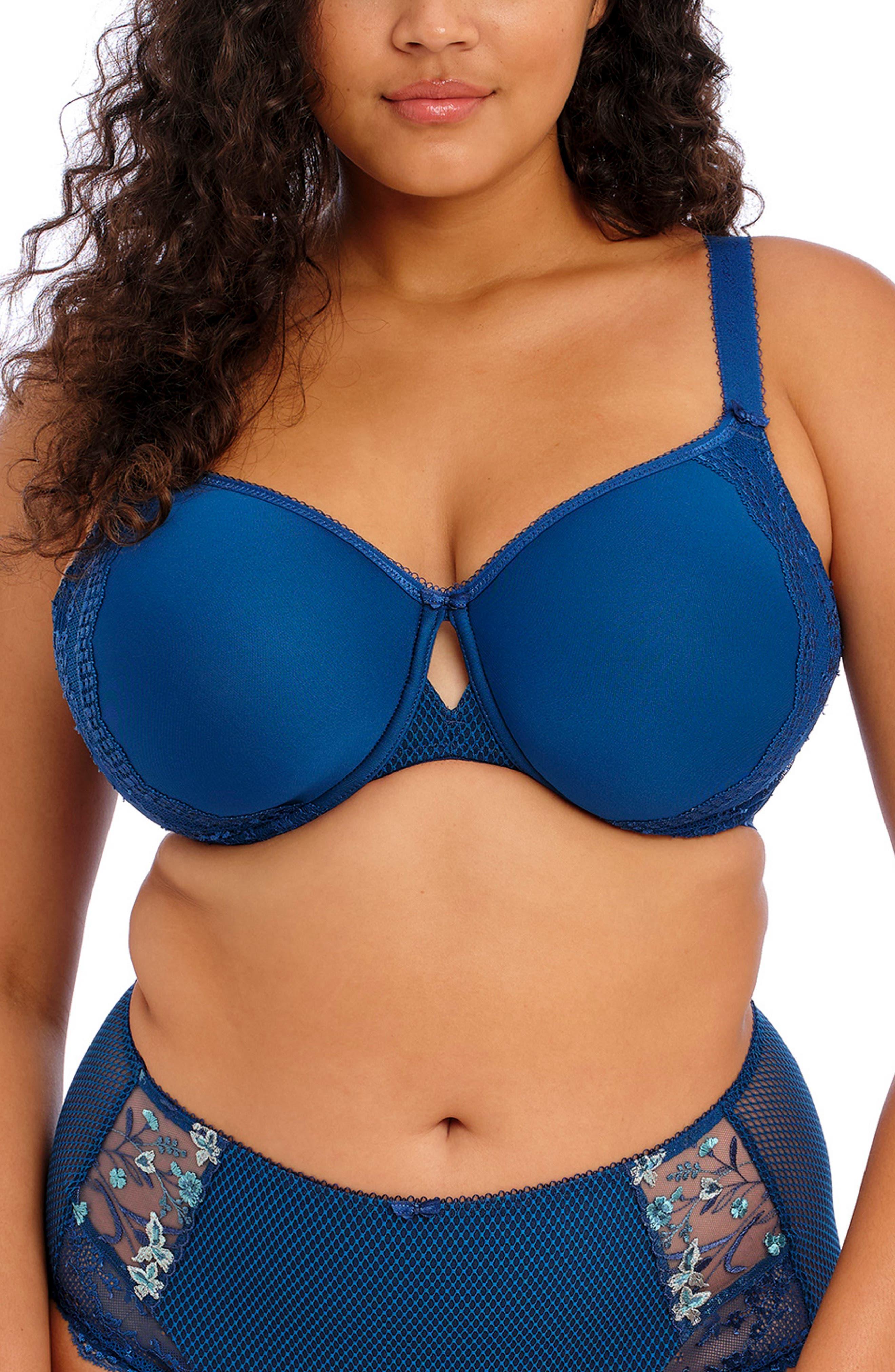 Elomi Charley Full Figure Spacer Underwire Bra In Blue Lyst
