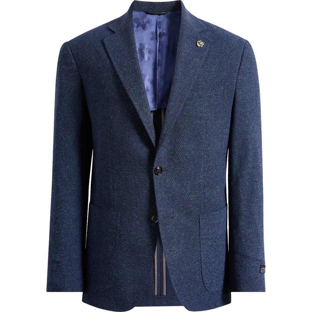 Ted Baker Keith Textured Wool & Cotton Blend Sport Coat in Blue for Men ...