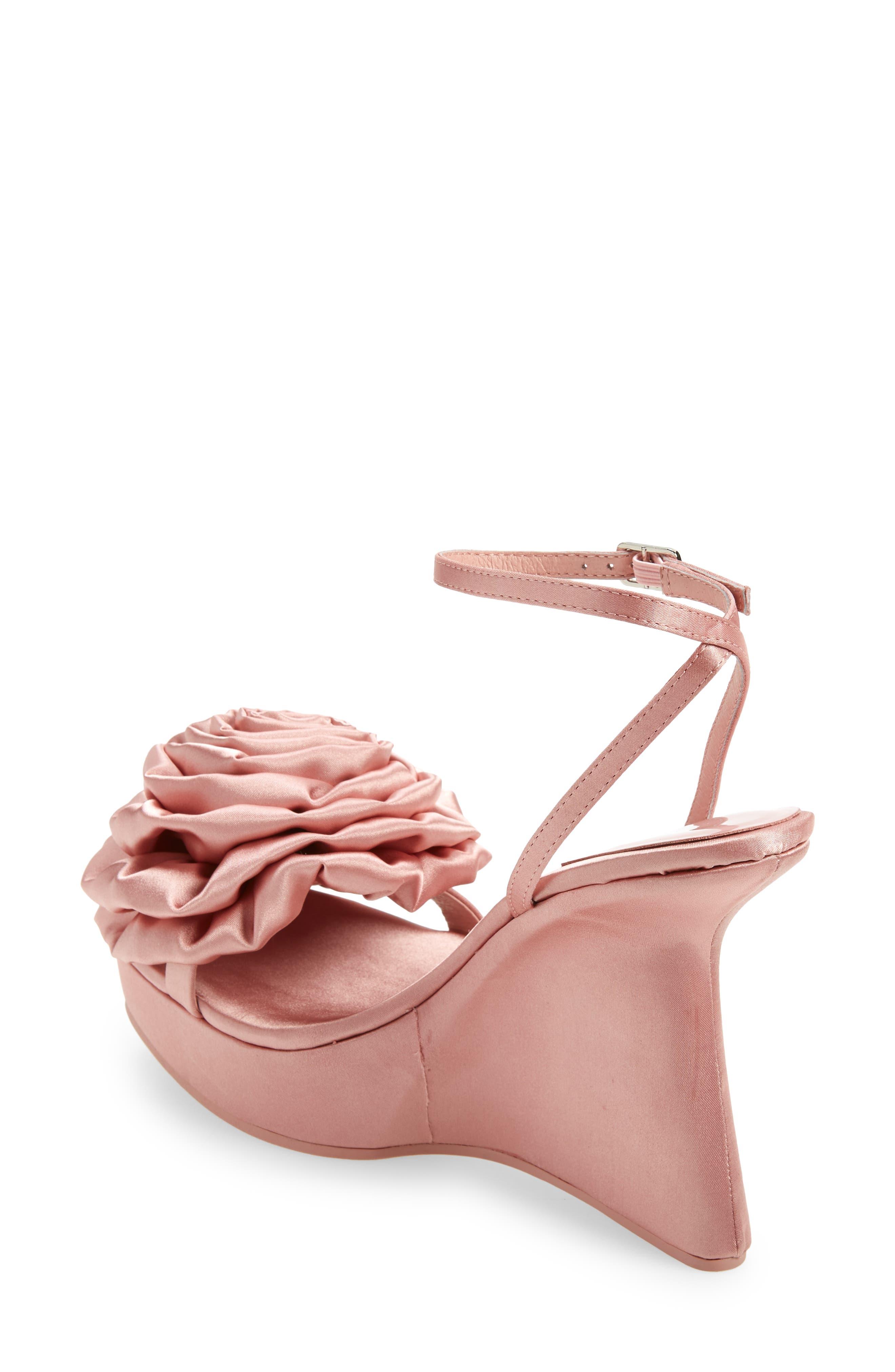 Light Pink Wedge Shoes