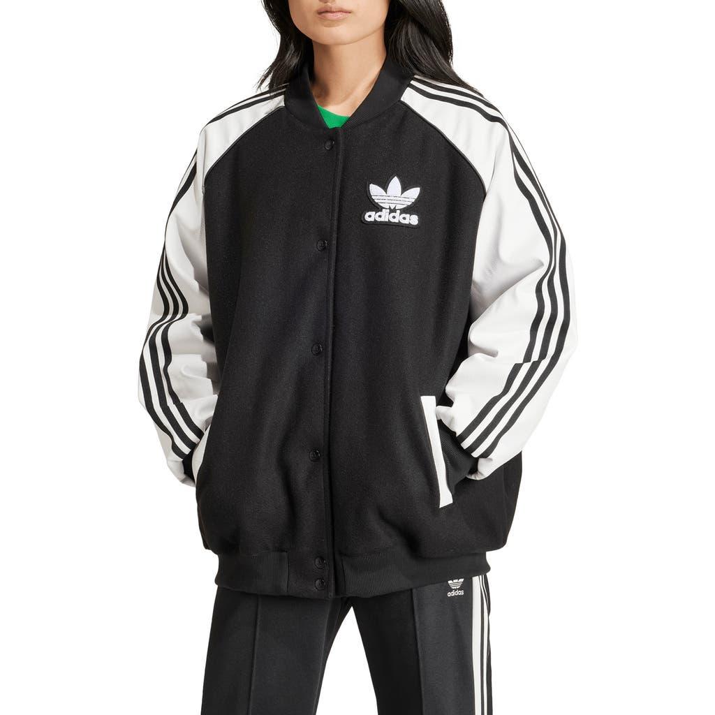adidas Originals Sst Bomber Jacket in Black | Lyst