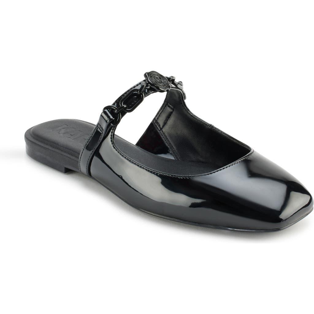 Karl Lagerfeld Zilla Mary Jane Mule in Black | Lyst
