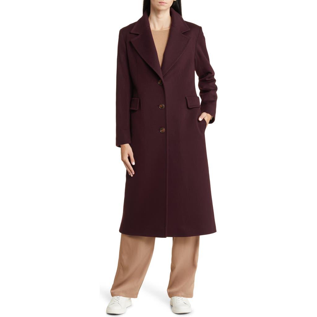 Fleurette Holland Longline Wool Coat in Red | Lyst