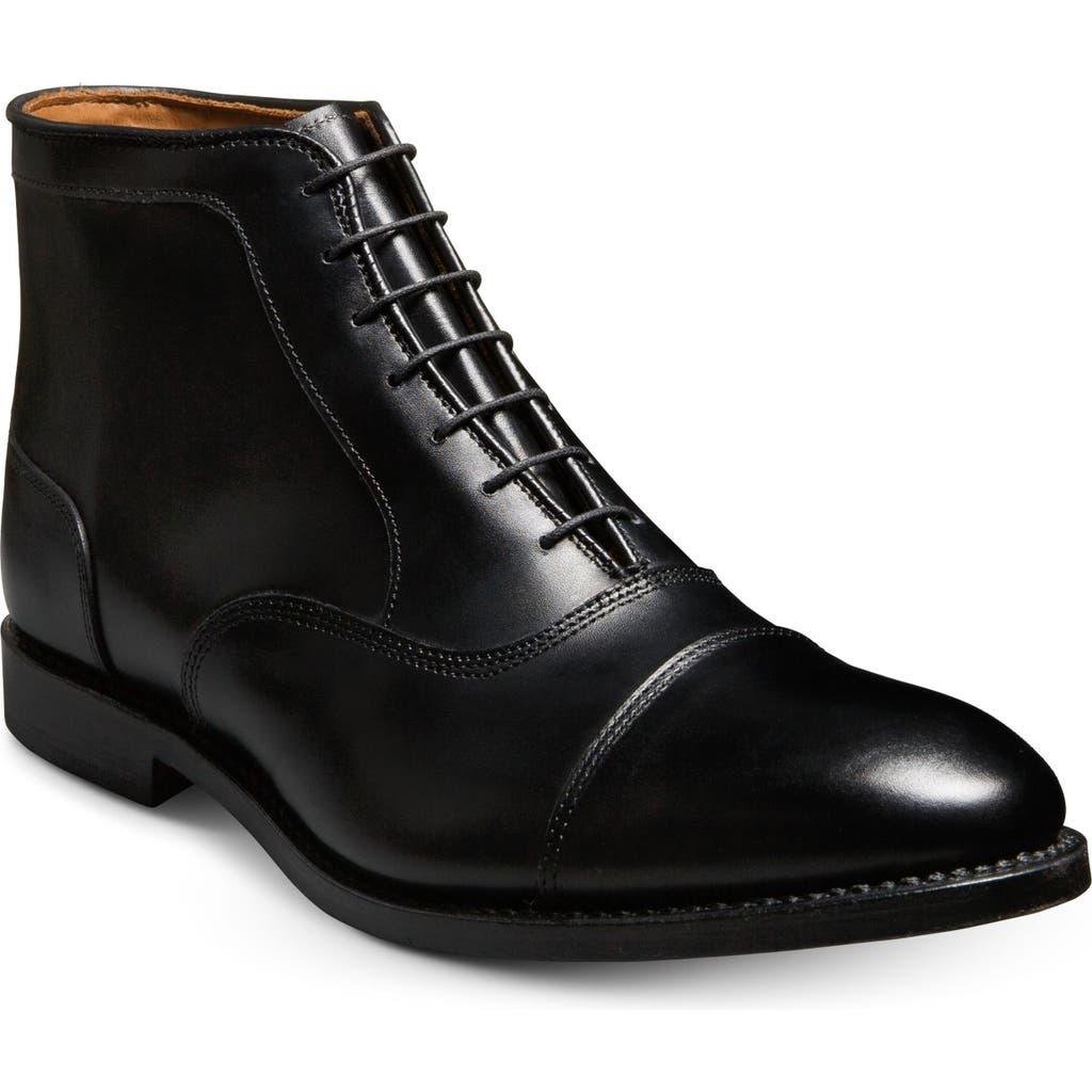 Allen Edmonds Park Cap Toe Boot in Black for Men | Lyst